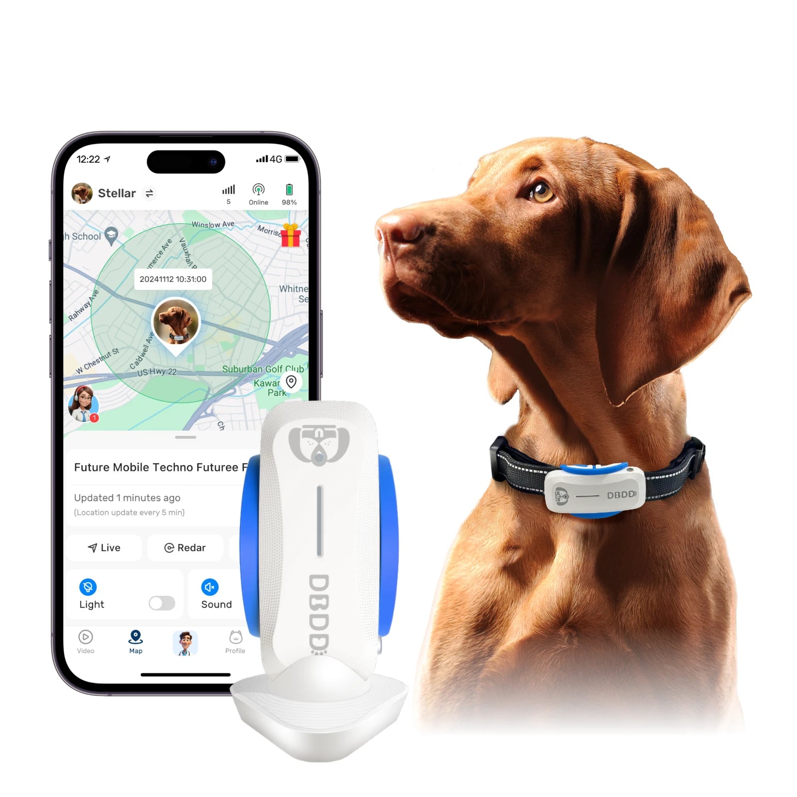 DBDD GPS Tracker for Dogs（Limited-time offer）